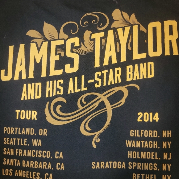 Shirts | James Taylor Concert Tee | Poshmark